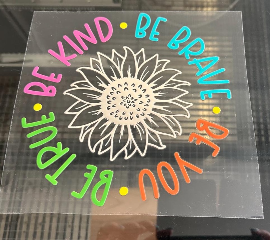 Be Kind Car Decal - Motivational Sticker for Car Window, Bumper ...