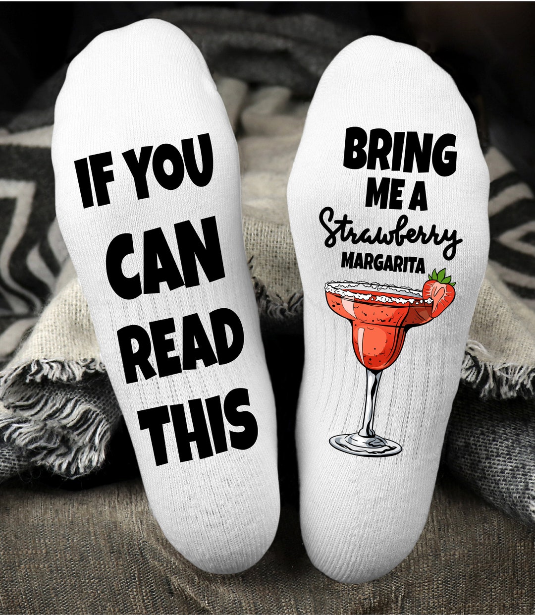 Margarita Socks: Funny Cocktail Socks, Novelty Gift - Etsy