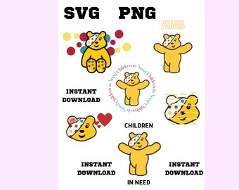 Pudsey Bear Animation Clipart