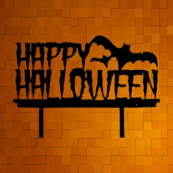 Happy Halloween Sign - Etsy