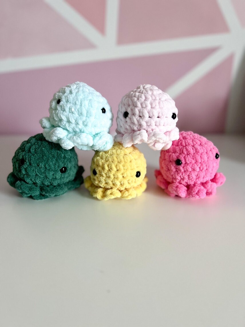 Mini Amigurumi Octobuddy Crochet Plushie Octopus Cute - Etsy UK