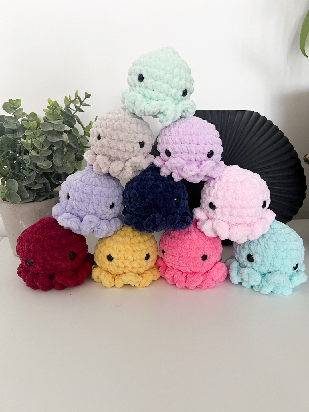Mini Amigurumi Octobuddy Crochet Plushie Octopus Cute Stress Ball - Etsy UK