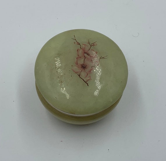 Genuine Alabaster Box Hand Carved Jewelry Box/ Ring Holder - Etsy