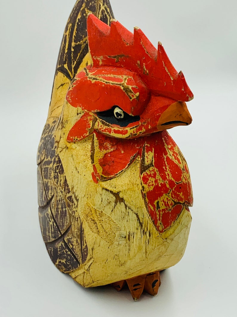 Primitive Rooster Decoy Rooster Decor Farmhouse Decor - Etsy