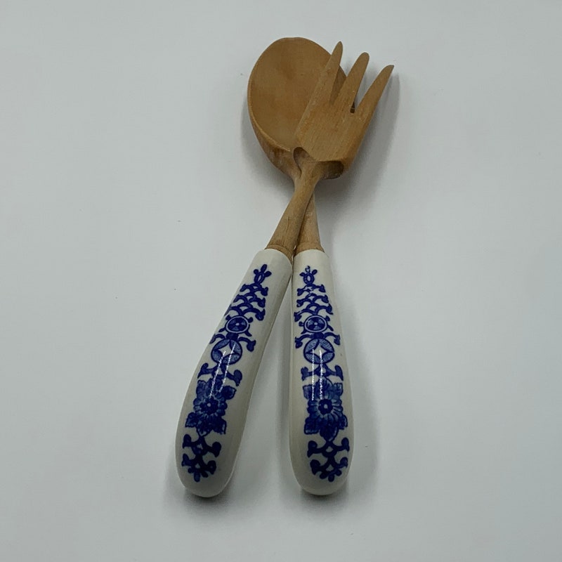 Ceramic Spoon and Fork Set - Etsy