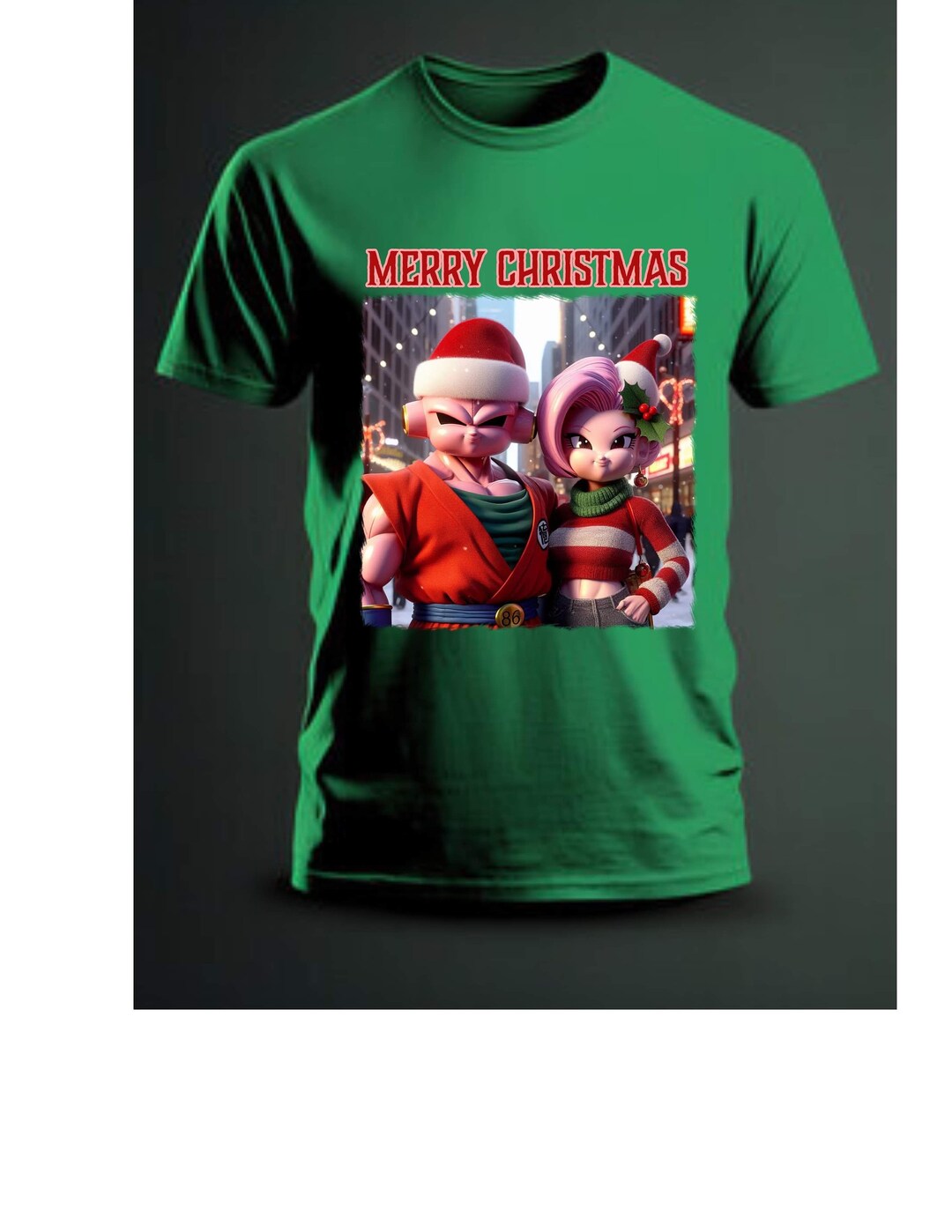 Majin Buu & Miss Buu Christmas Themed Shirt - Etsy