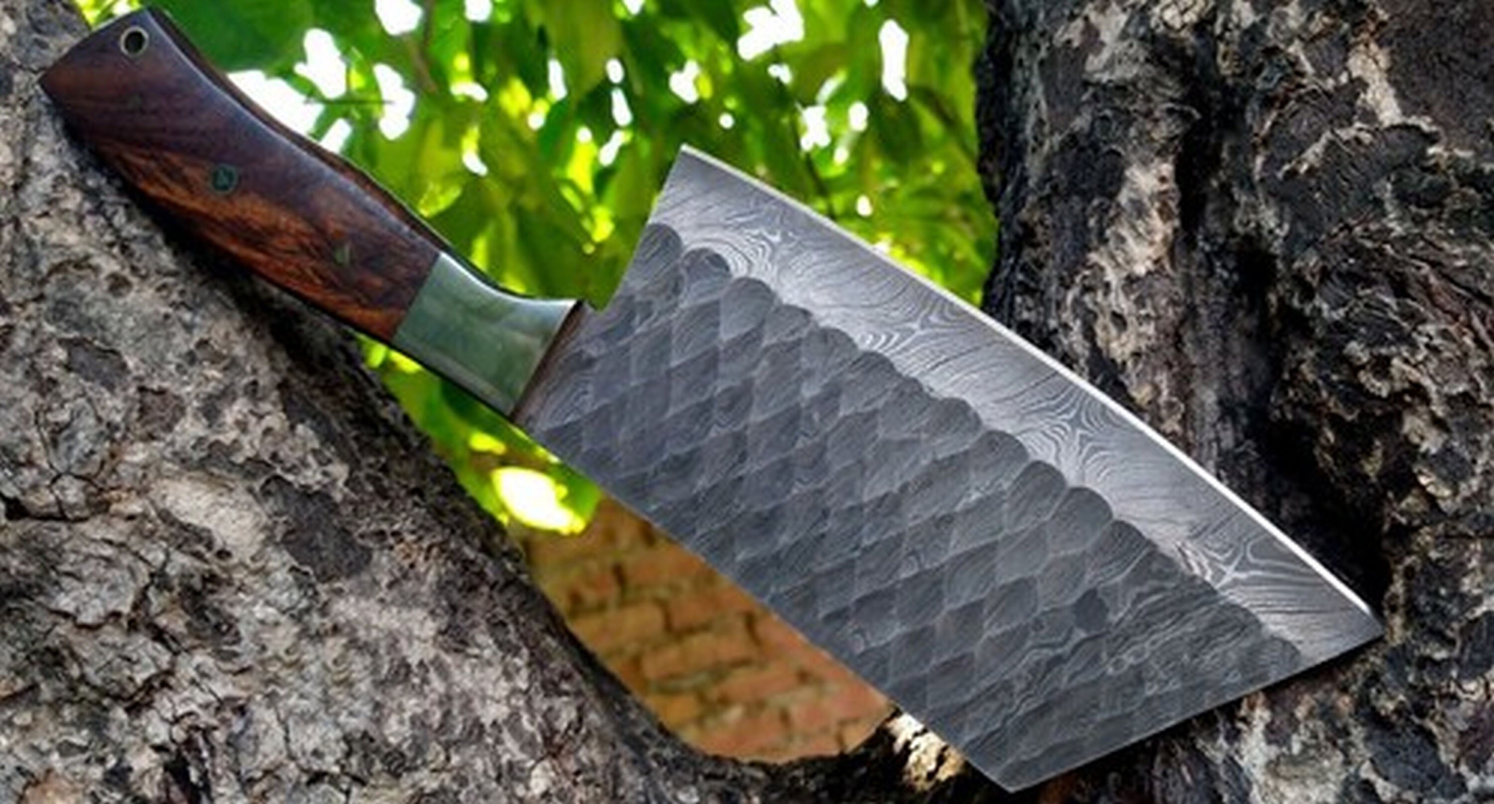 Custom Handmade Chef Cleaver 11 Inches Damascus Steel - Etsy