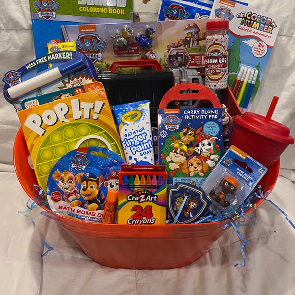 Paw Patrol Easter Basket - Etsy