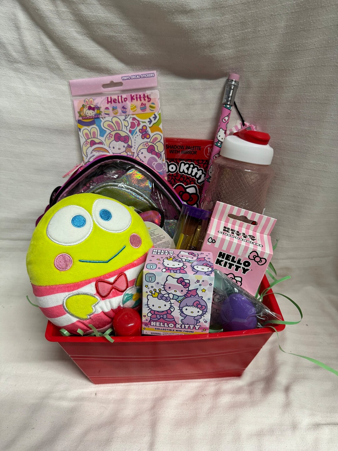 Hello Kitty Gift Basket - Etsy