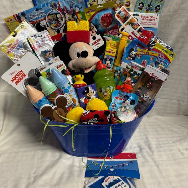 Mickey Mouse Basket - Etsy