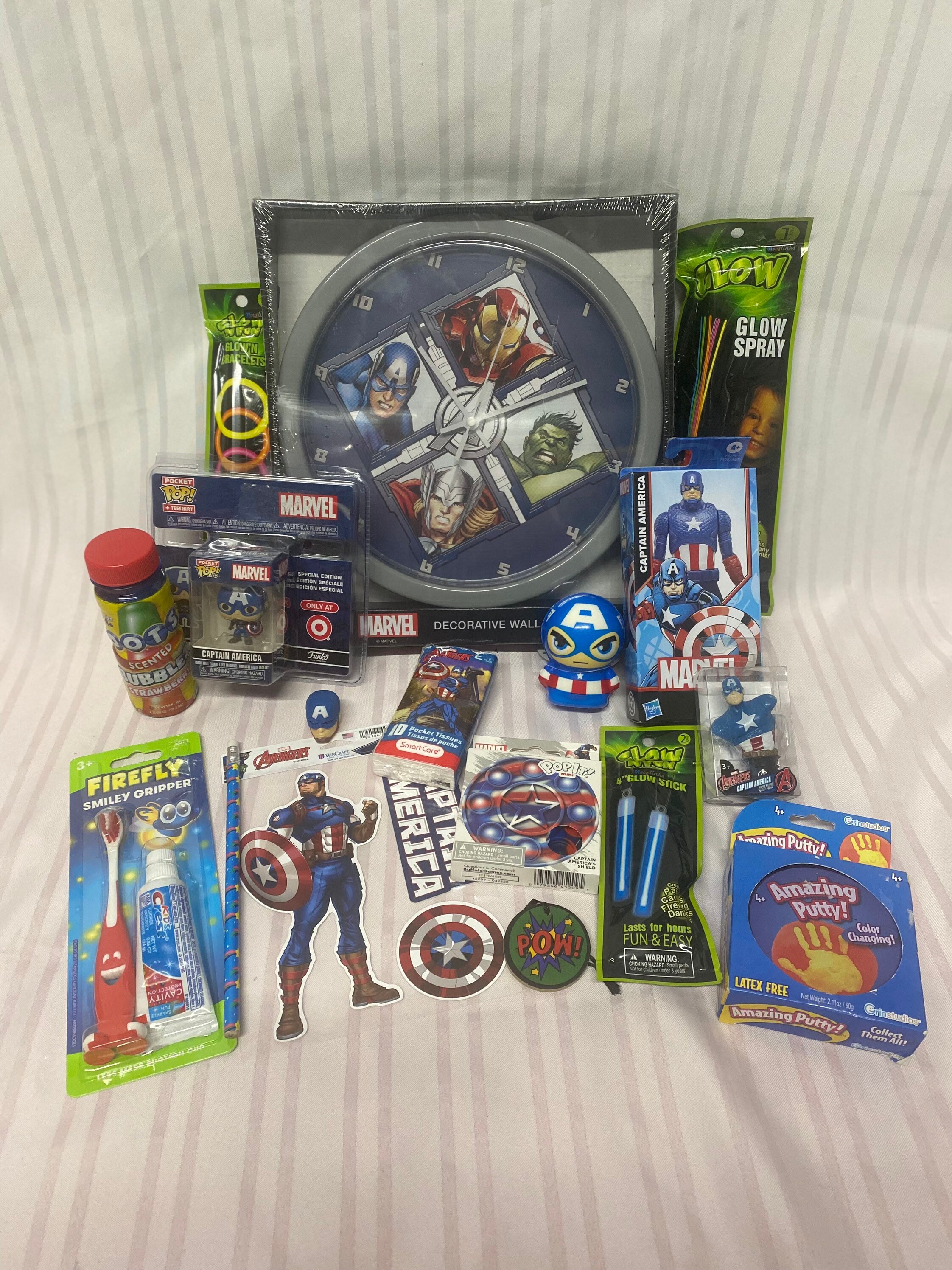 Captain America Gift Basket - Etsy
