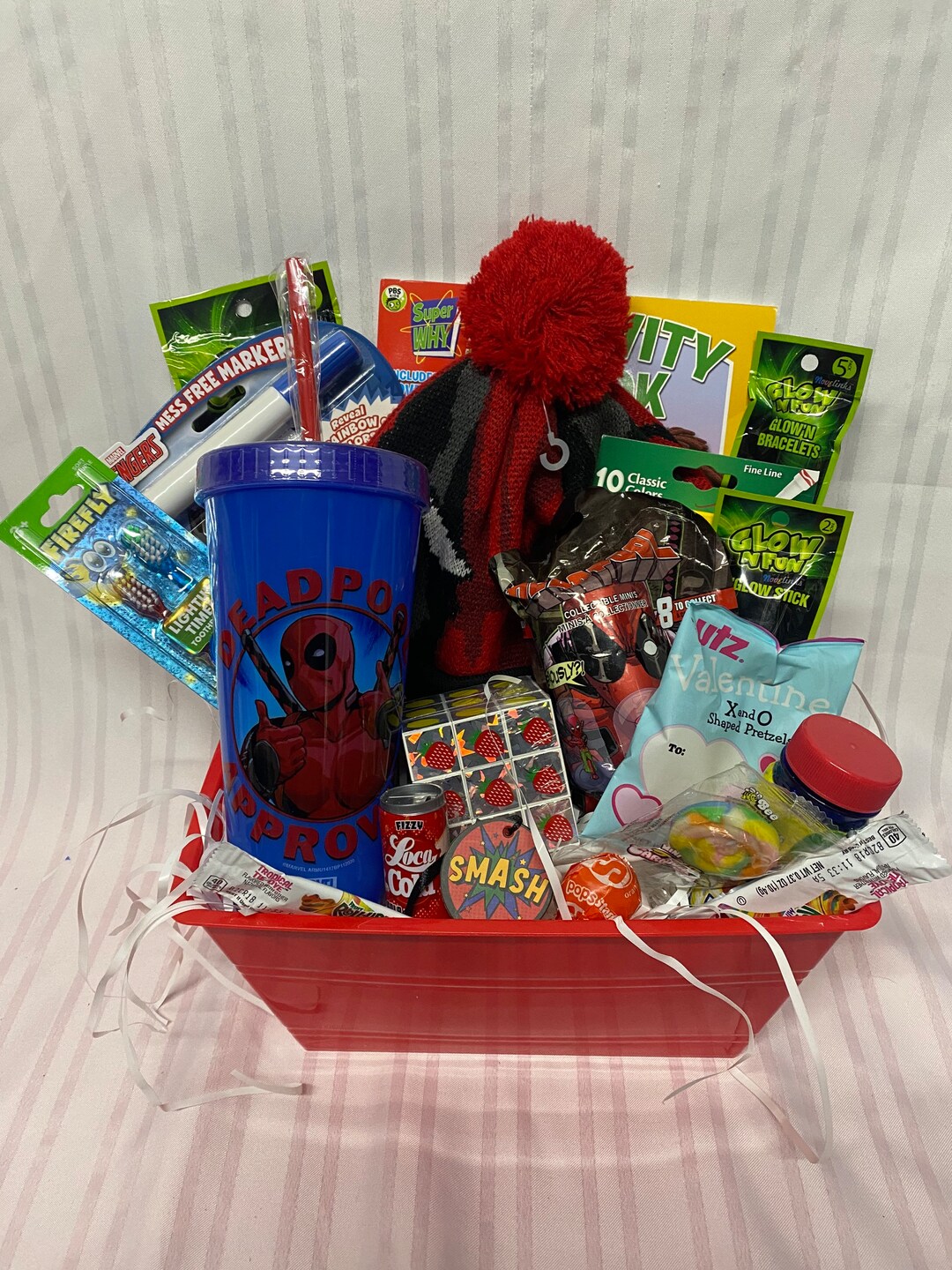 Marvel Deadpool Gift Basket - Etsy