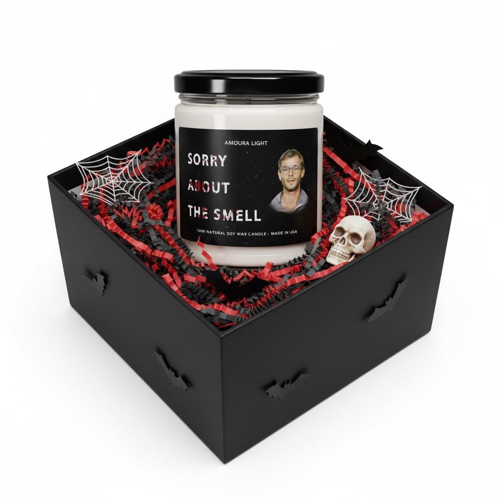 Jeffrey Dahmer Candle, True Crime Gifts, Serial Killer Lover, True ...