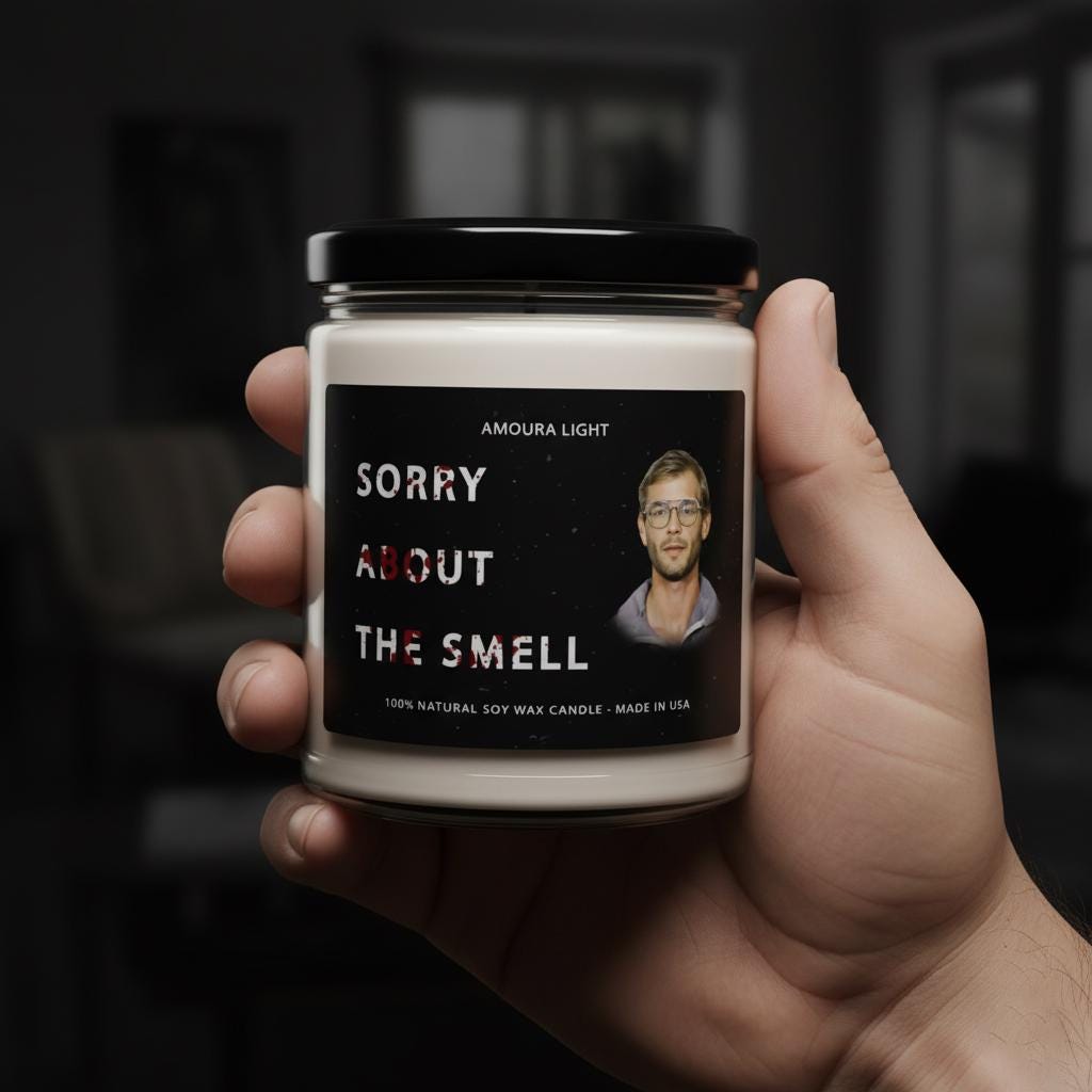 Jeffrey Dahmer Candle, True Crime Gifts, Serial Killer Lover, True ...