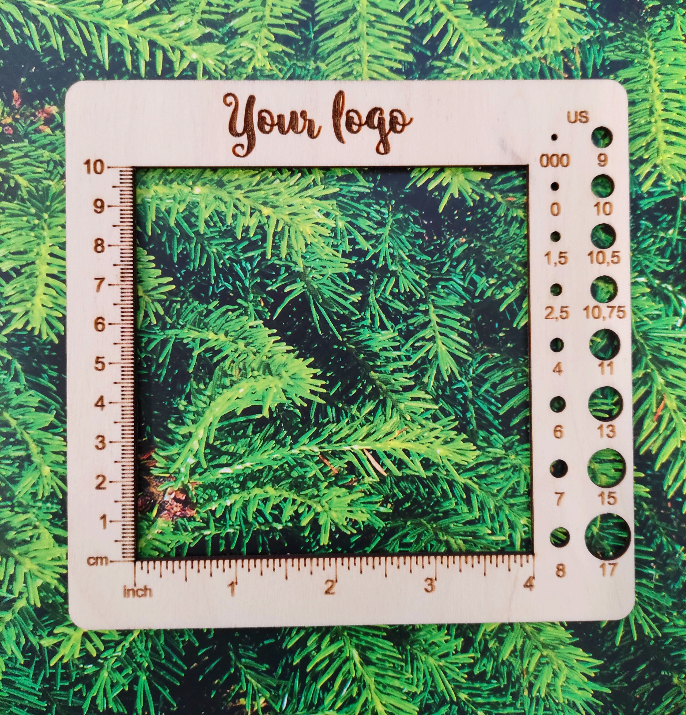 Knitting and Crochet Swatch Gauge Ruler - Etsy