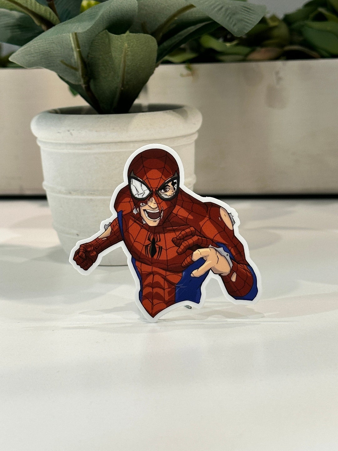 Custom Spiderman Sticker Vinyl, Sticker, for Laptops, Mac, PC, Water ...