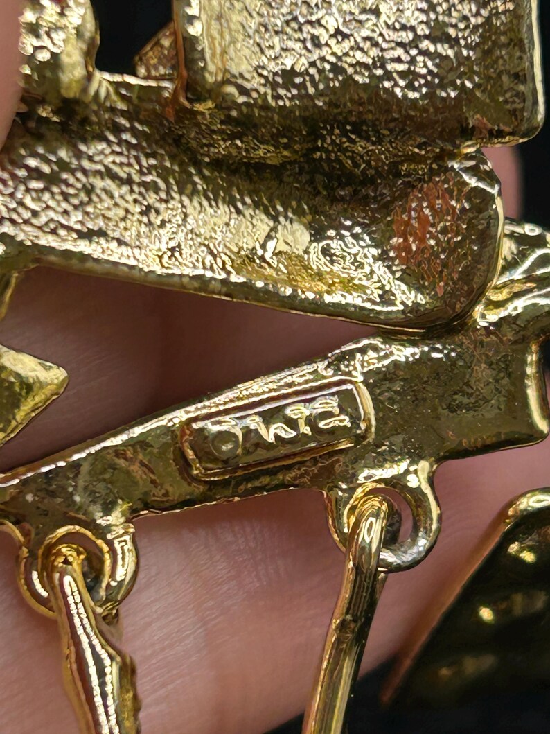 AJC Vintage Chef Pin Brooch Brushed Gold Culinary Cooking - Etsy