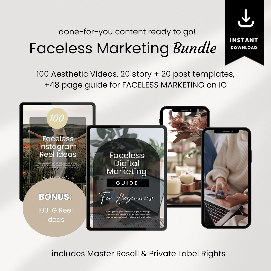 Faceless Marketing | Faceless Content | Instagram Reels | Faceless ...