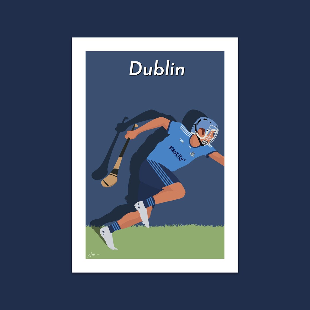 Dublin Hurling Poster - Etsy