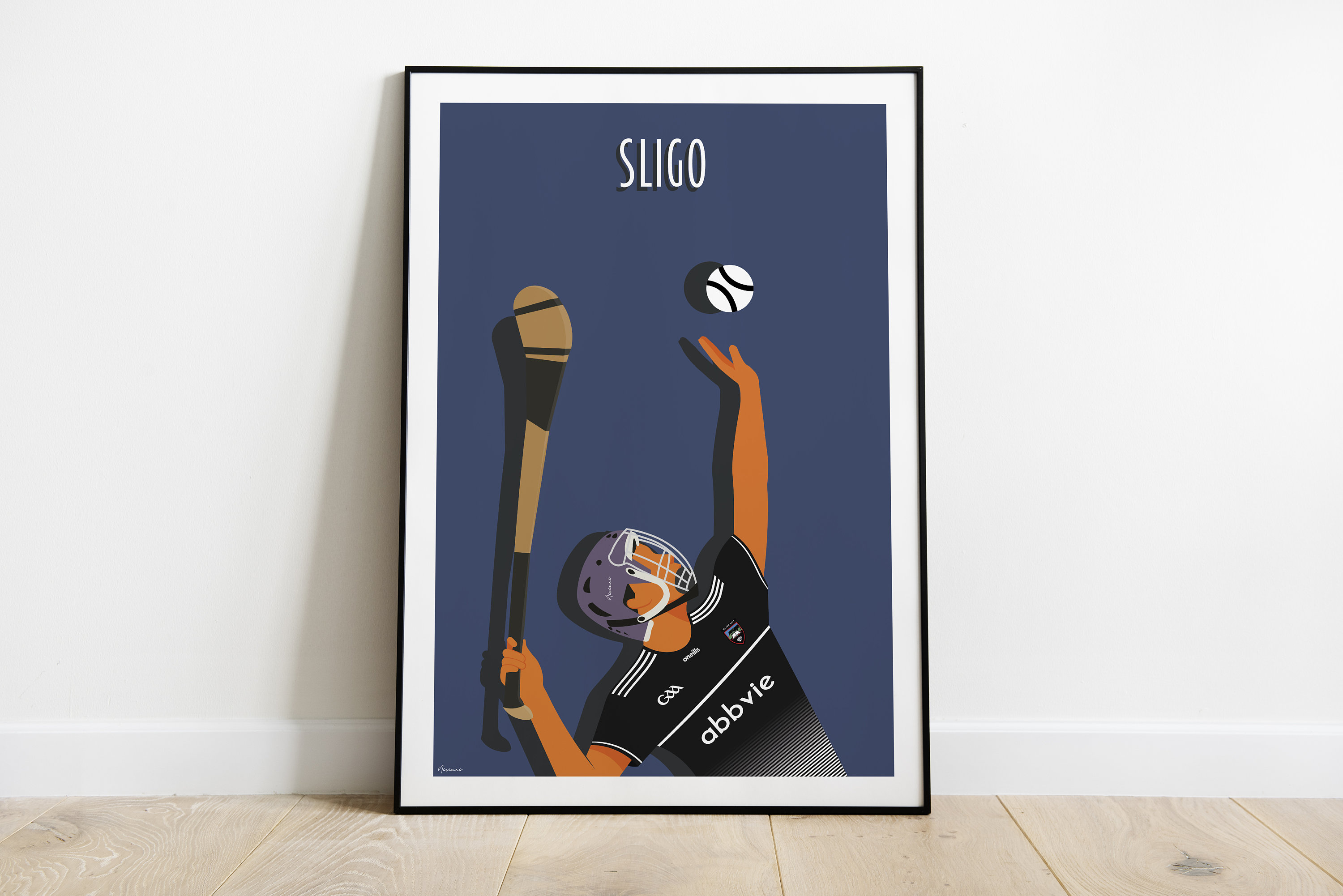 Sligo Hurler Hurling Poster - Etsy
