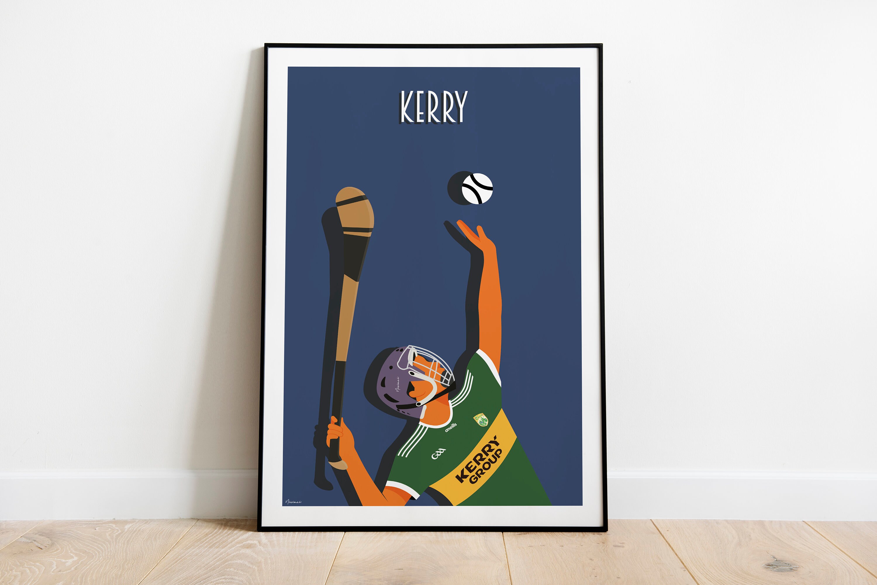 Kerry Hurler Hurling Poster - Etsy