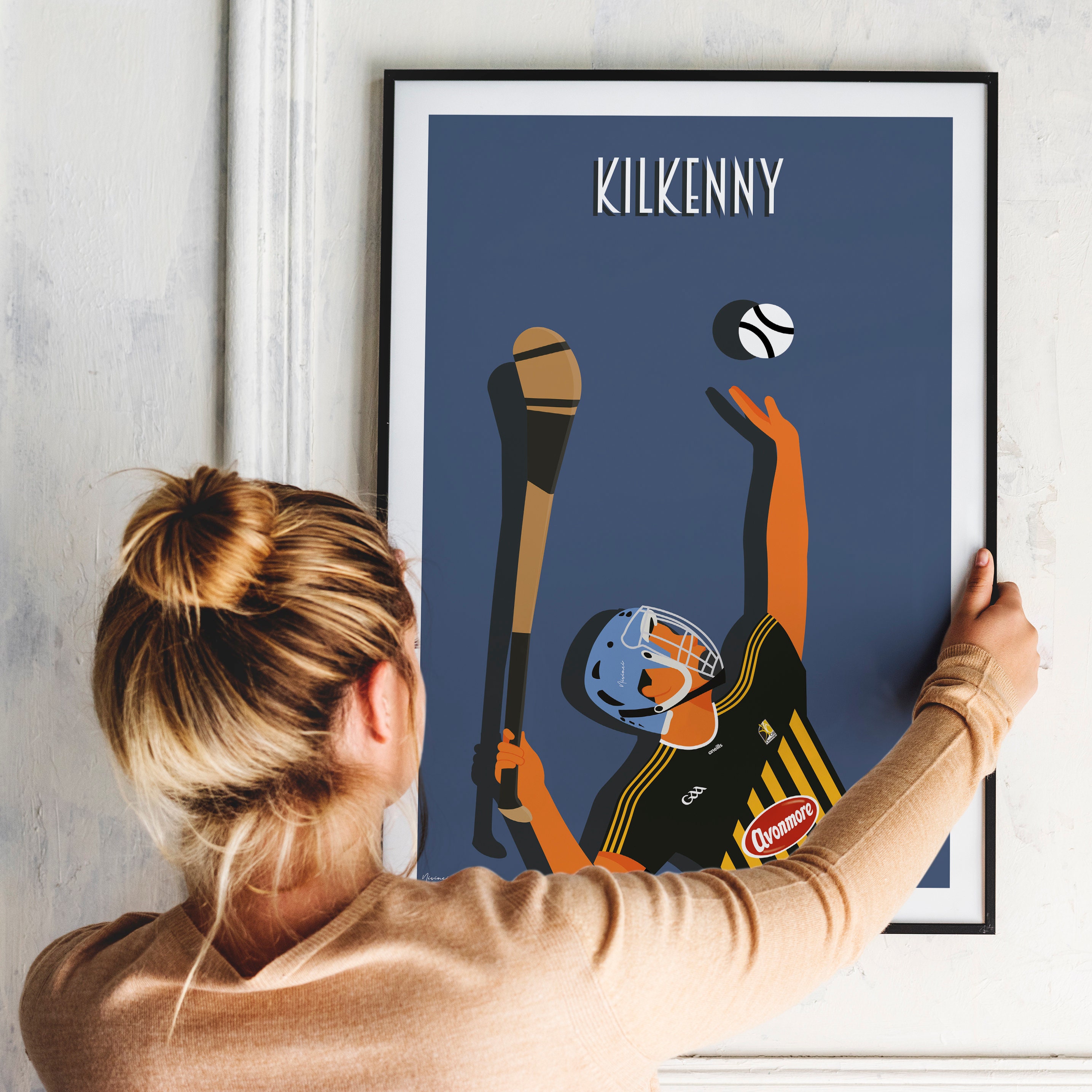 Kilkenny Hurler Hurling Poster - Etsy