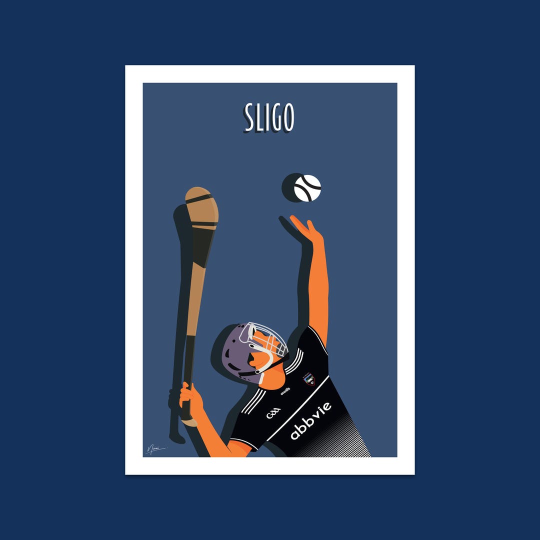 Sligo Hurler - Hurling Poster - Etsy