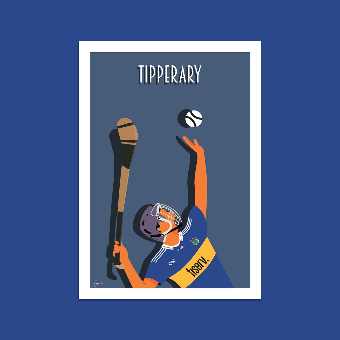 Tipperary Hurler - Hurling Poster - Etsy