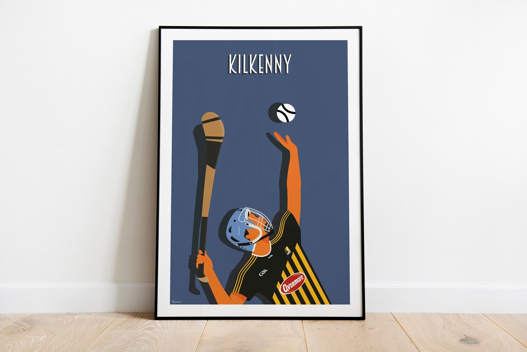 Kilkenny Hurler Hurling Poster - Etsy