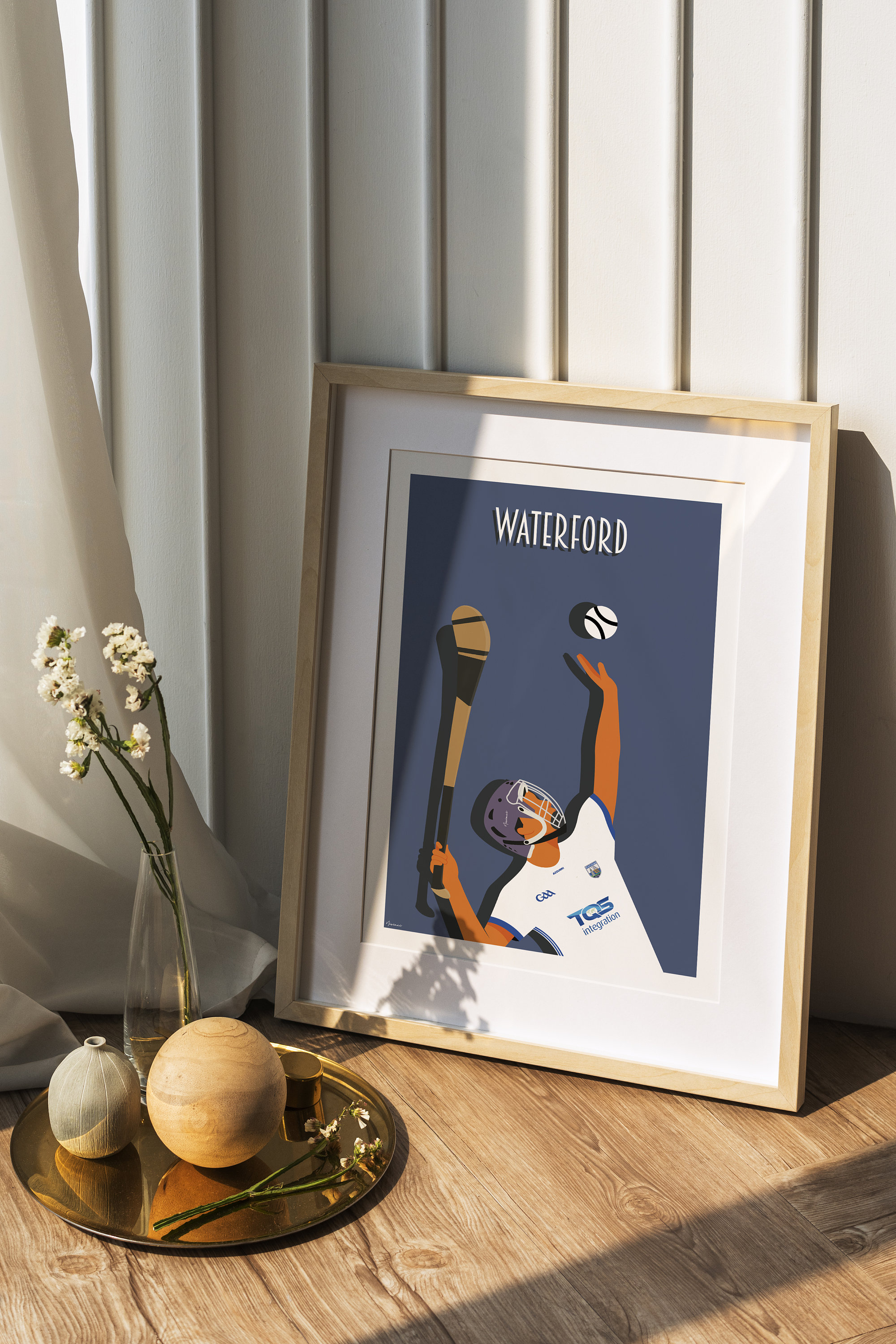 Waterford Hurler Hurling Poster - Etsy