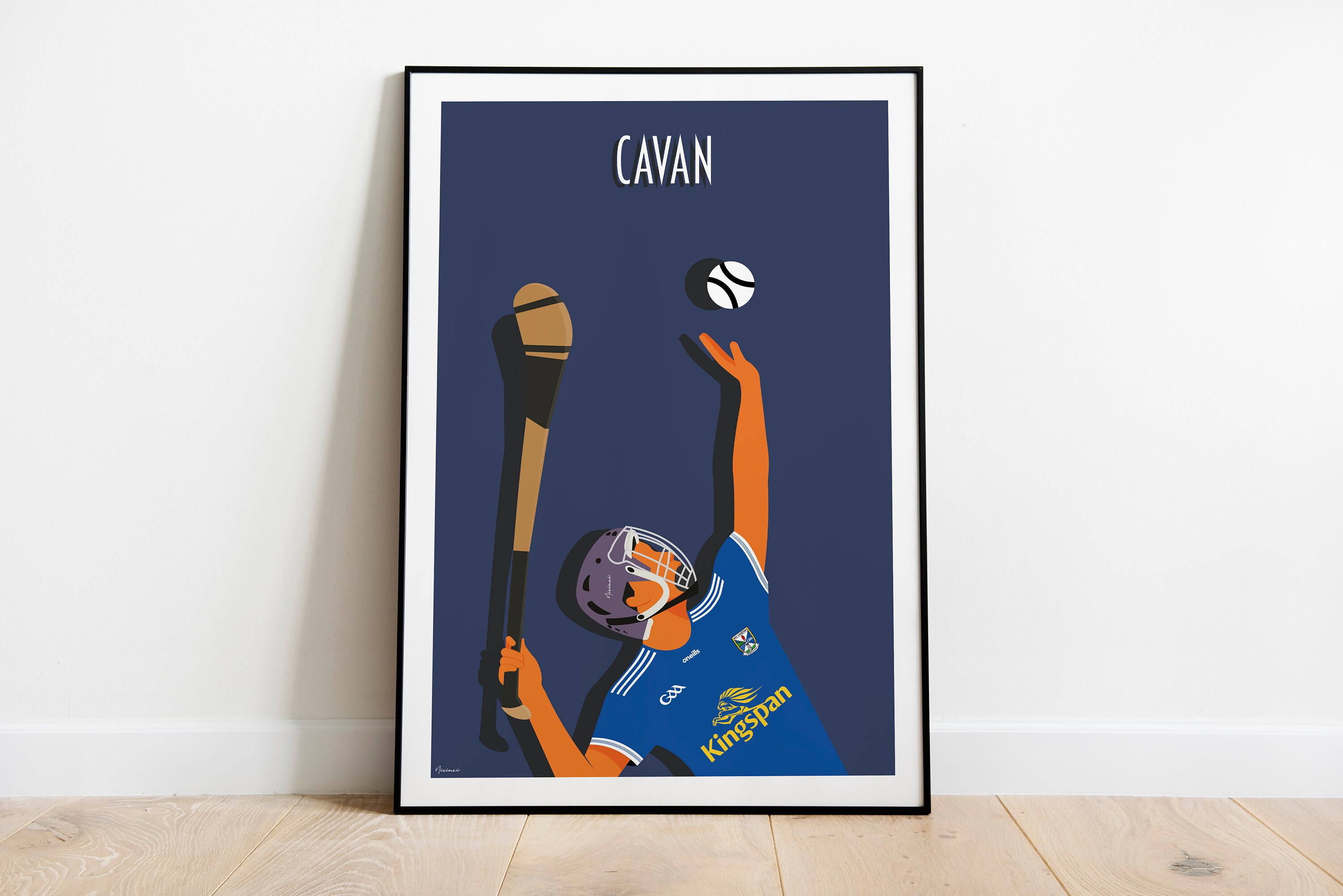 Cavan Hurler Hurling Poster - Etsy