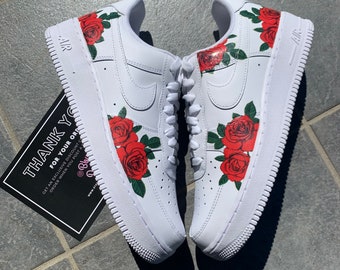 Custom Red Air Force - Etsy