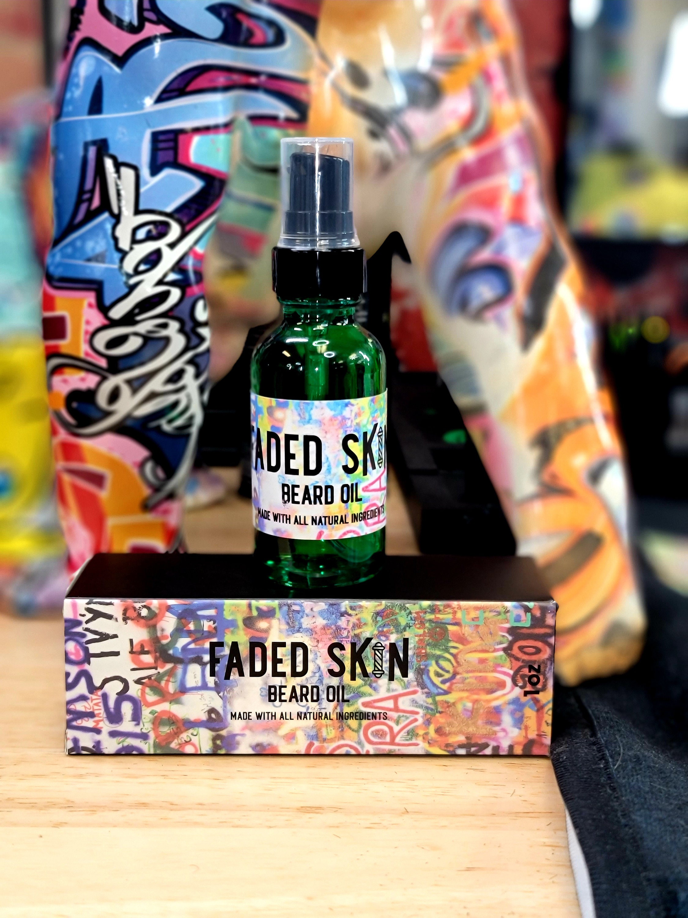 Faded Skin Beard Oil. 1 Oz - Etsy
