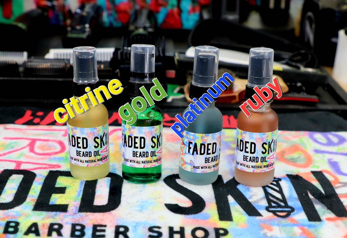 Faded Skin Beard Oil 2 Oz - Etsy