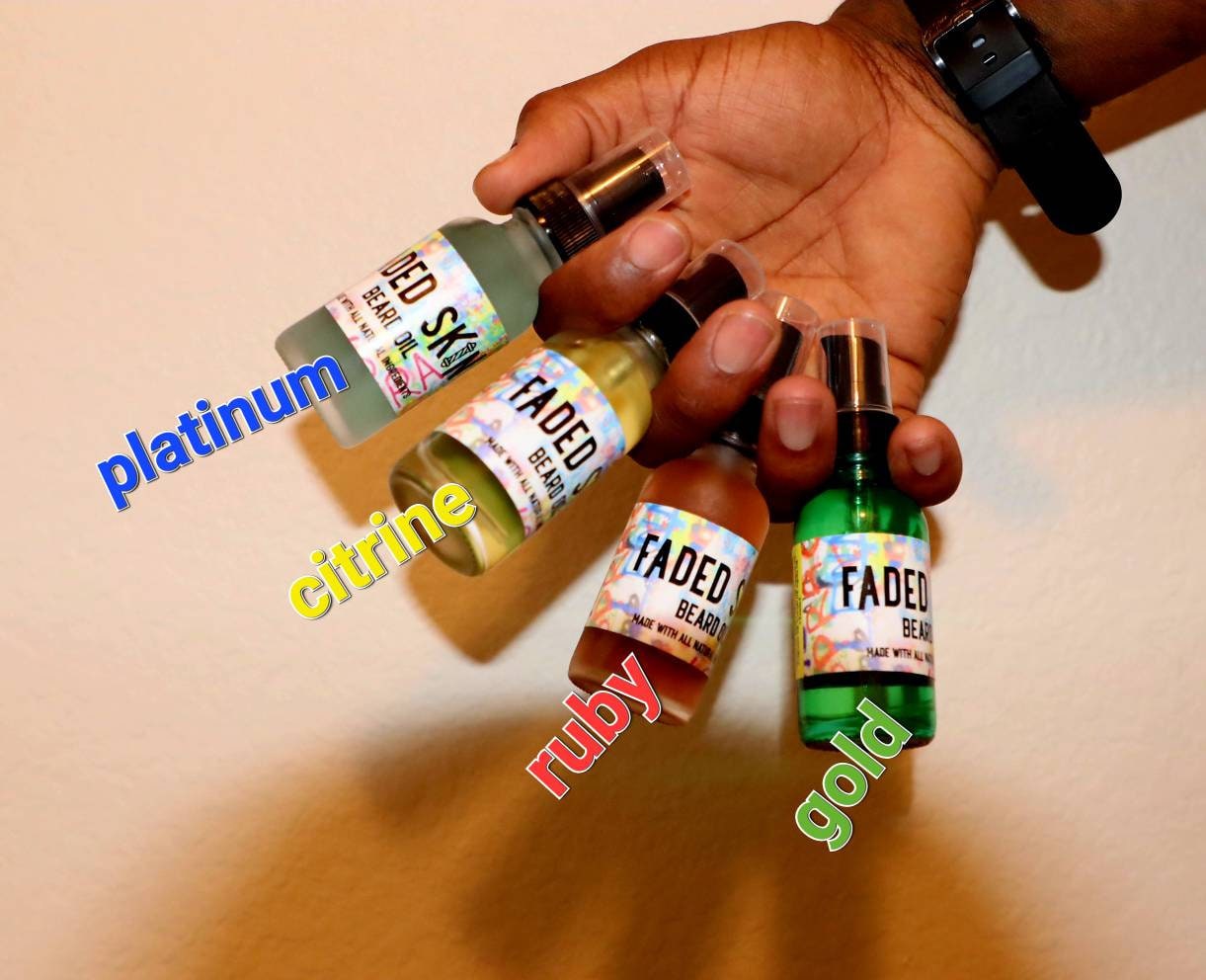 Faded Skin Beard Oil 2 Oz - Etsy
