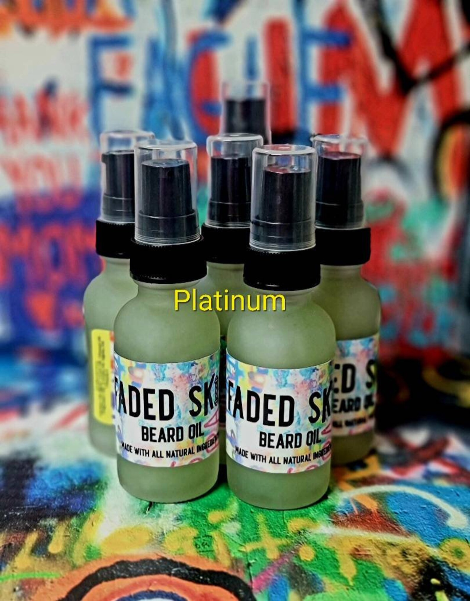 Faded Skin Beard Oil 2 Oz - Etsy