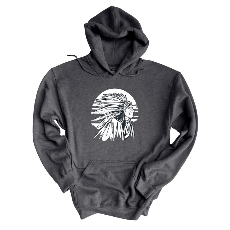 First Nations American Indian Chief Hoodie Indigenous Sweater ...