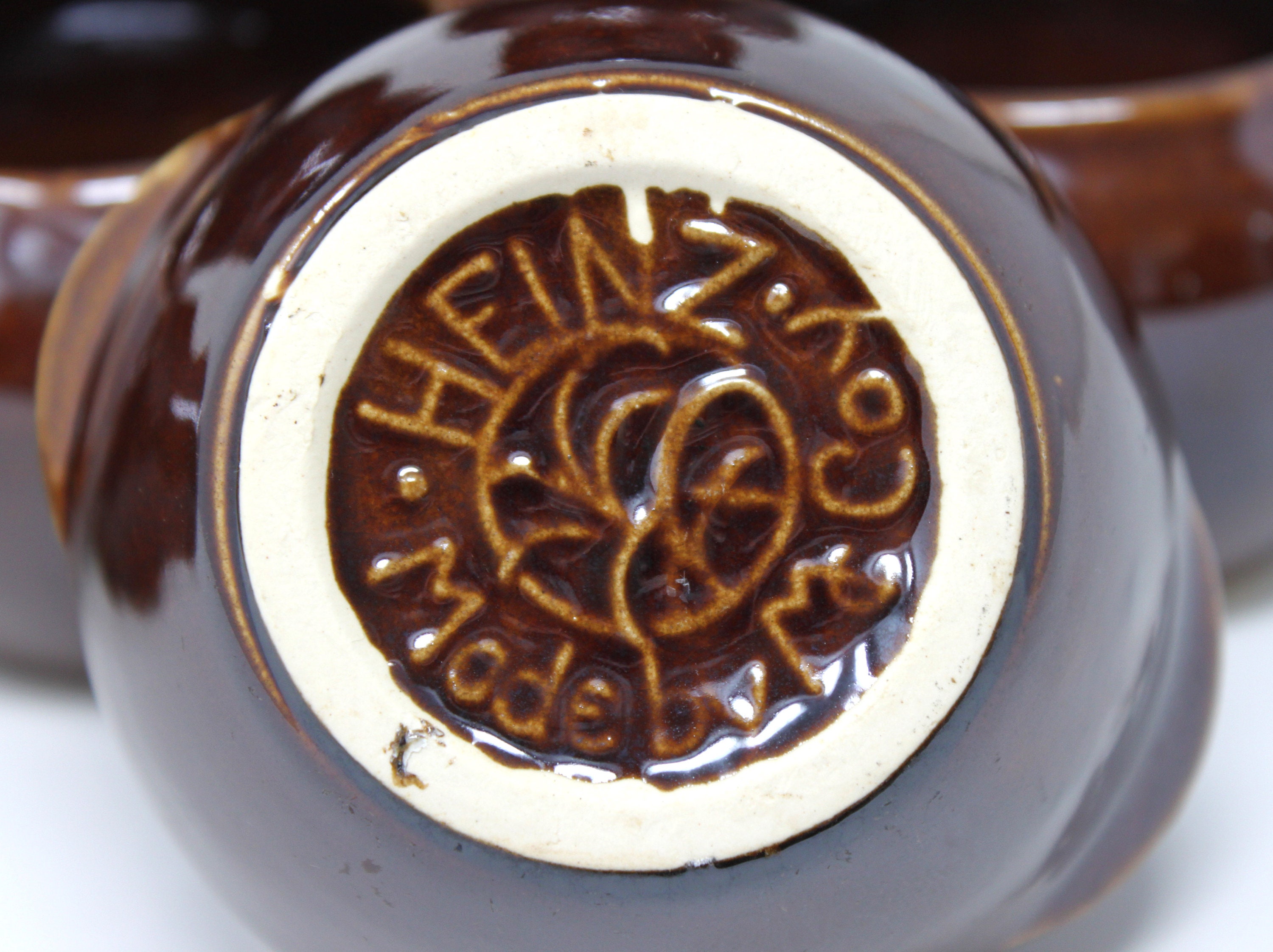 10 Vintage Mccoy Heinz Brown Ceramic Condiment/dipping Sauce - Etsy