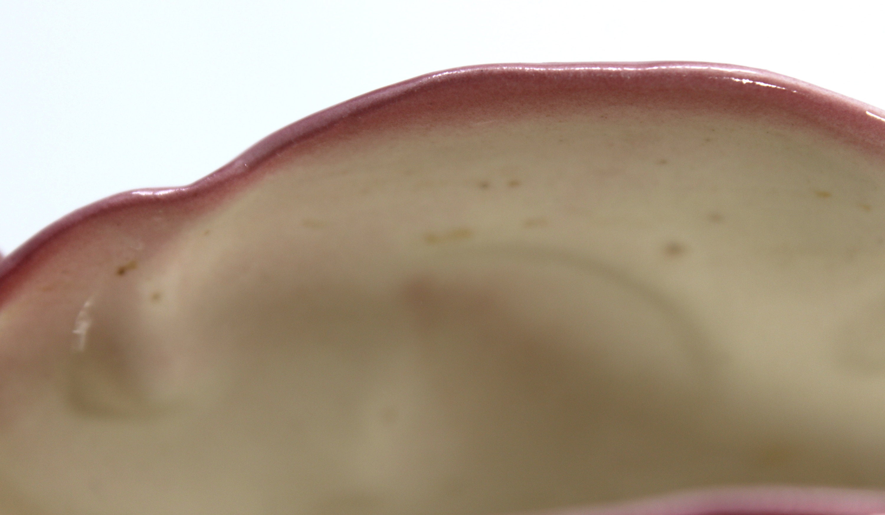 Vintage Oblong Soft Pink Ceramic Rosebud Planter Green Leaves - Etsy