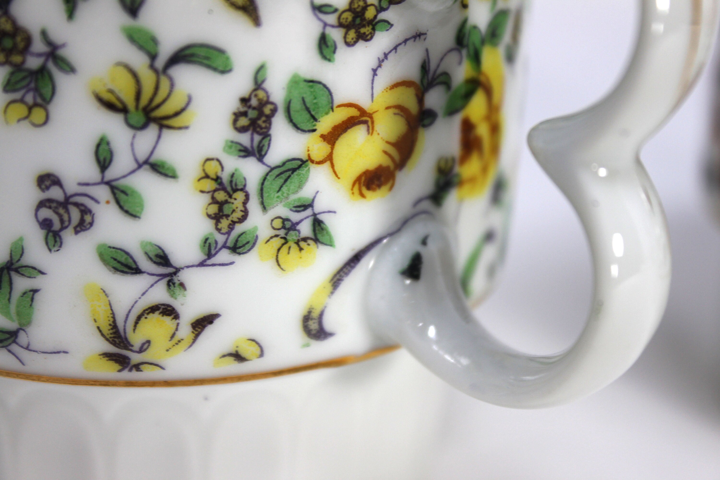 Vintage Enesco Japan Yellow and Red Floral Coffee Tea Cups Mugs. - Etsy