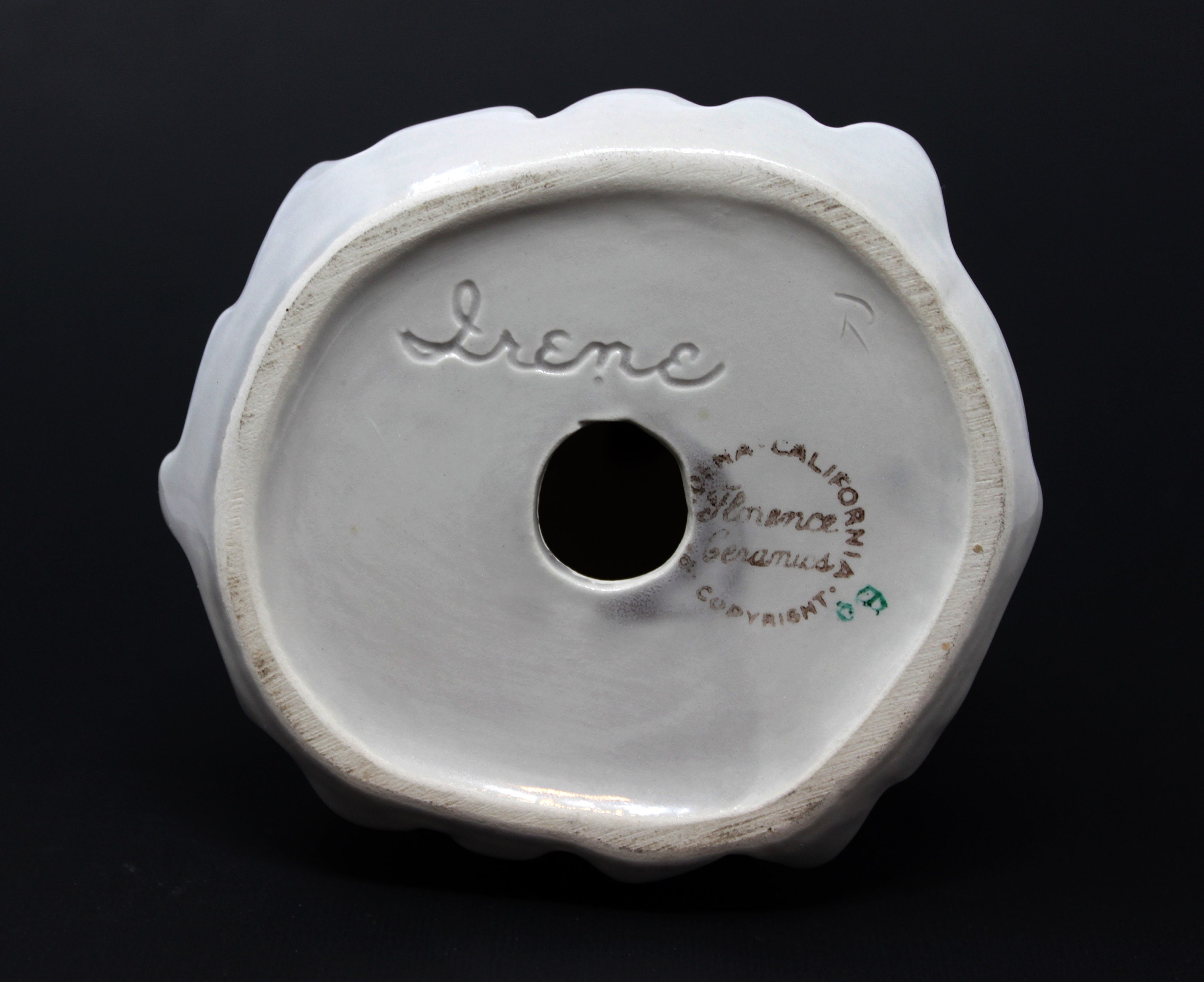 Vintage Ceramic Florence Ceramics California Irene Figurine - Etsy