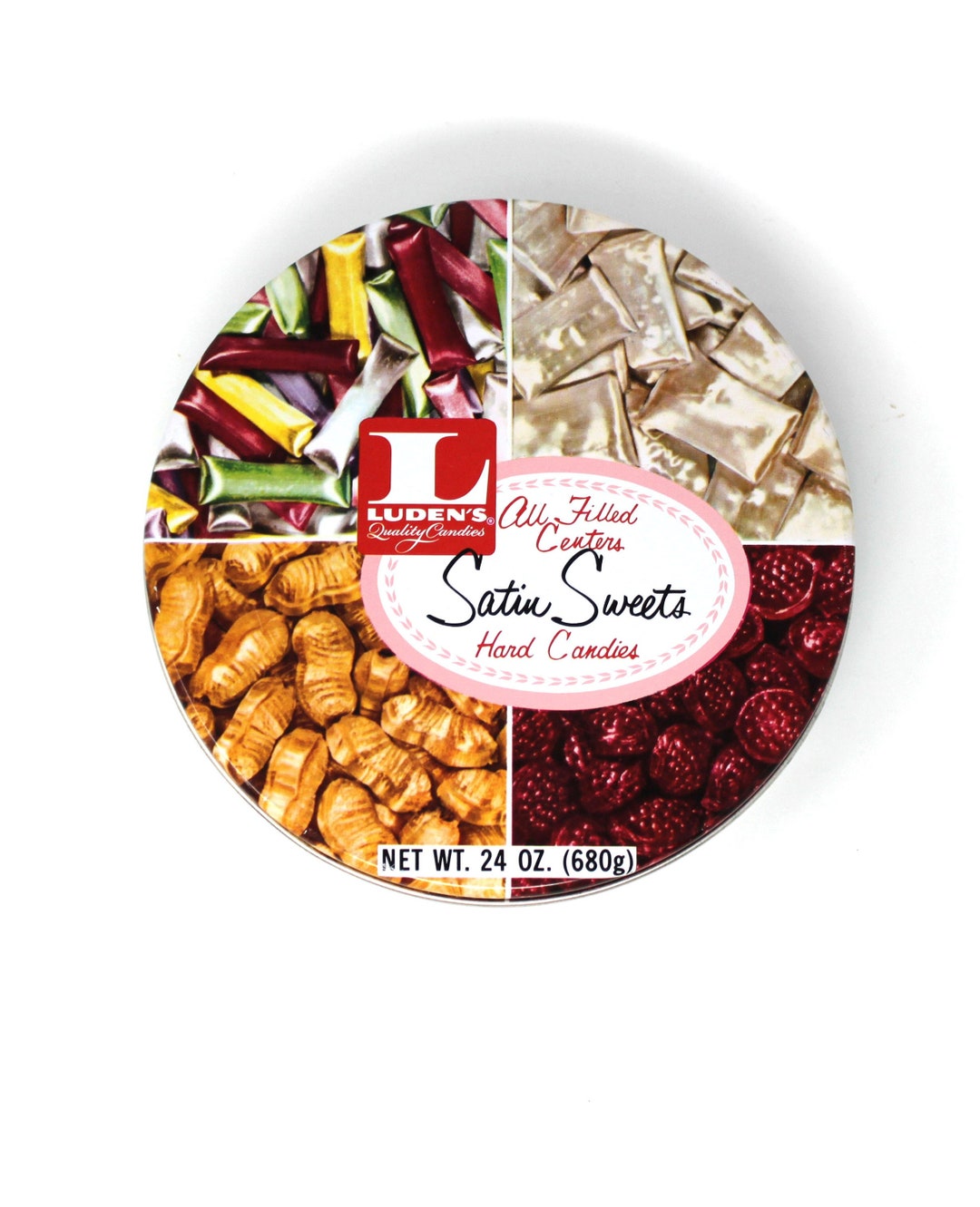 Vintage Luden's Satin Sweets Candy Tin. Always Good for Button ...