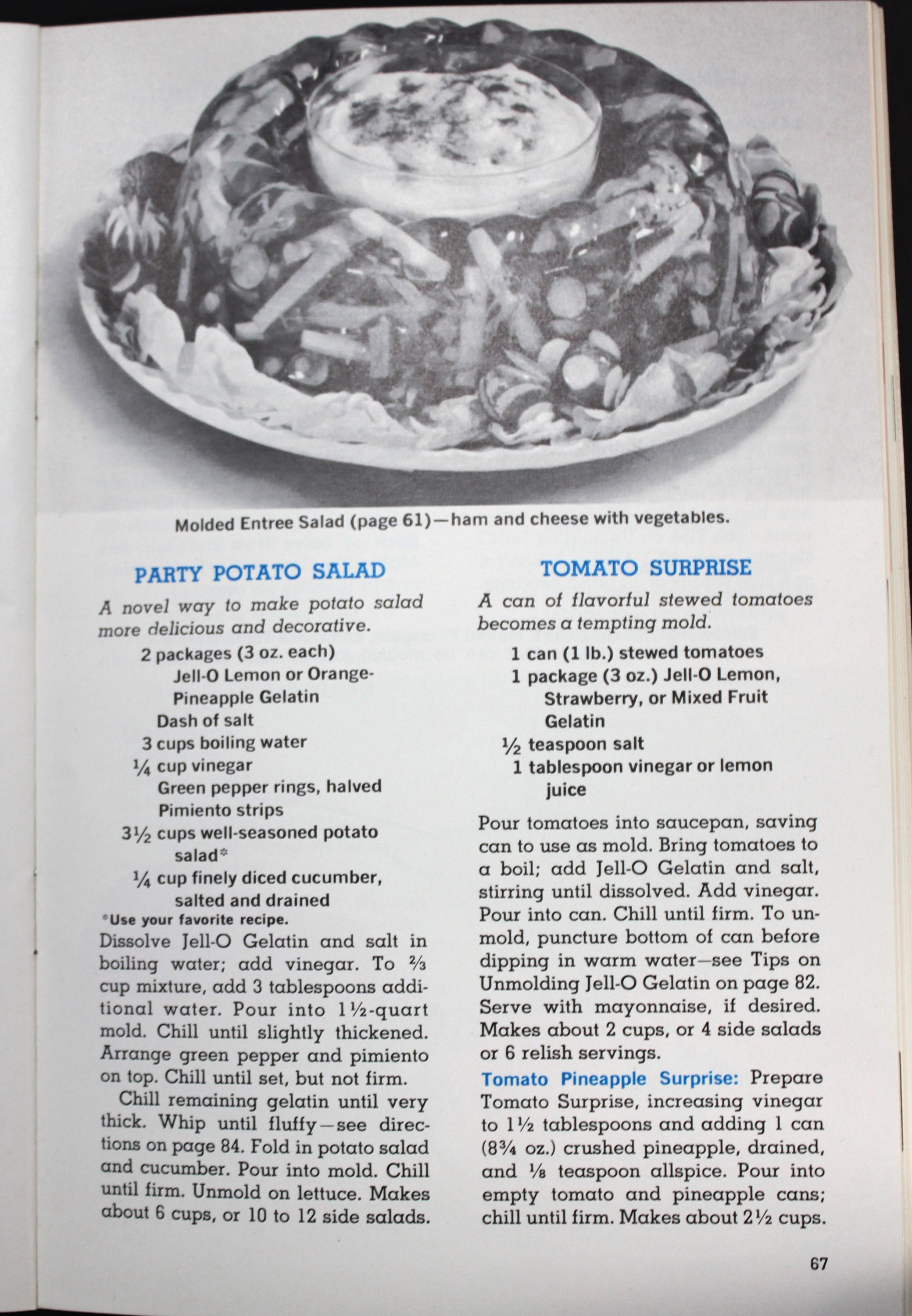 A Vintage Jell-o-a-rama: 2 Vintage Tupperware Jell-o Molds, 1 Joys of ...