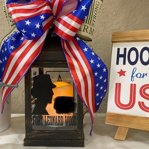 10 in Tall Basic Training Lantern With Female Soldier - Etsy