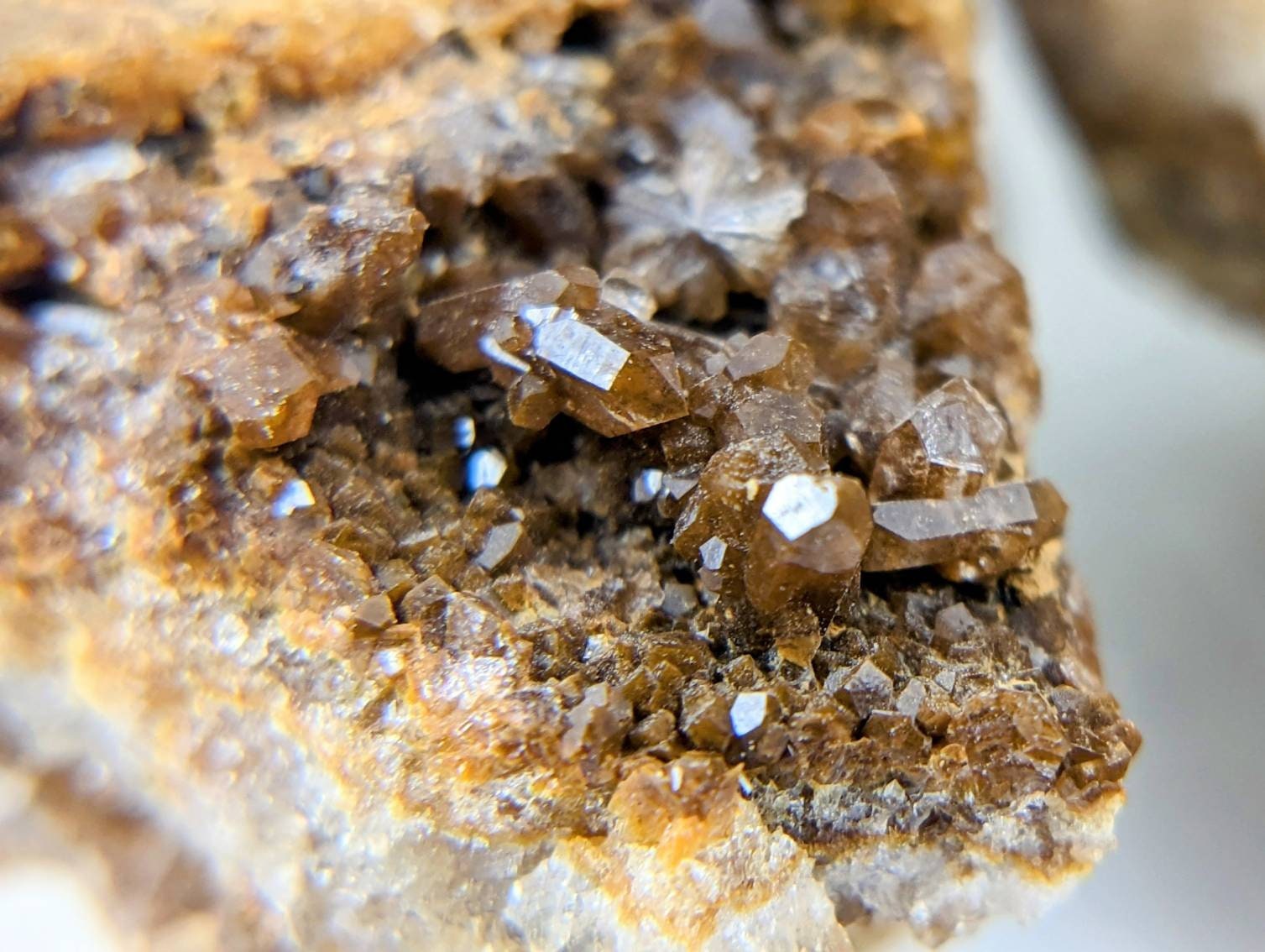 Root Beer Quartz on Acrylic Display Delaware County, PA 2.5 Oz - Etsy