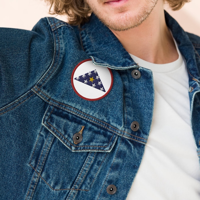 Embroidered Star Patches Gold - Etsy