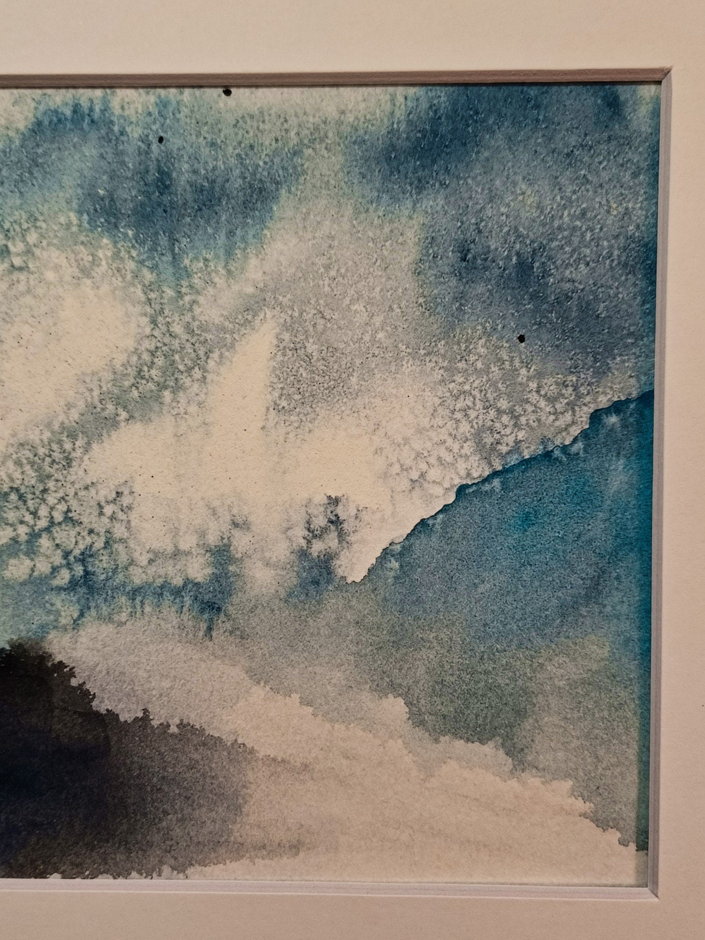 Swing in a Storm - Original Watercolor Painting, Tree Swing, Rain Storm ...