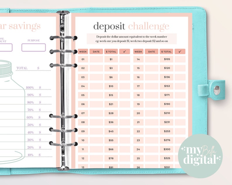 Debt Payoff Tracker Debt Tracker Savings Challenge - Etsy Australia