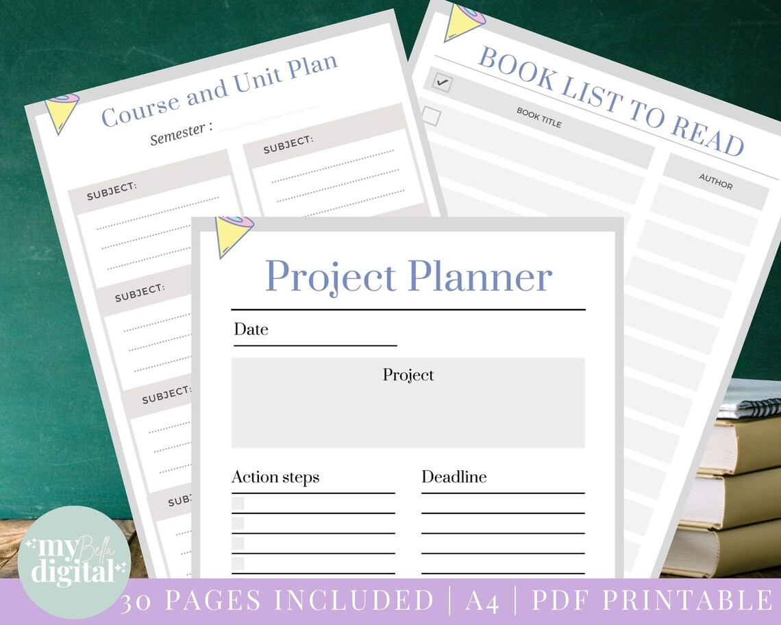 Homeschool Planner Homeschool Printables 30 Pages Student - Etsy