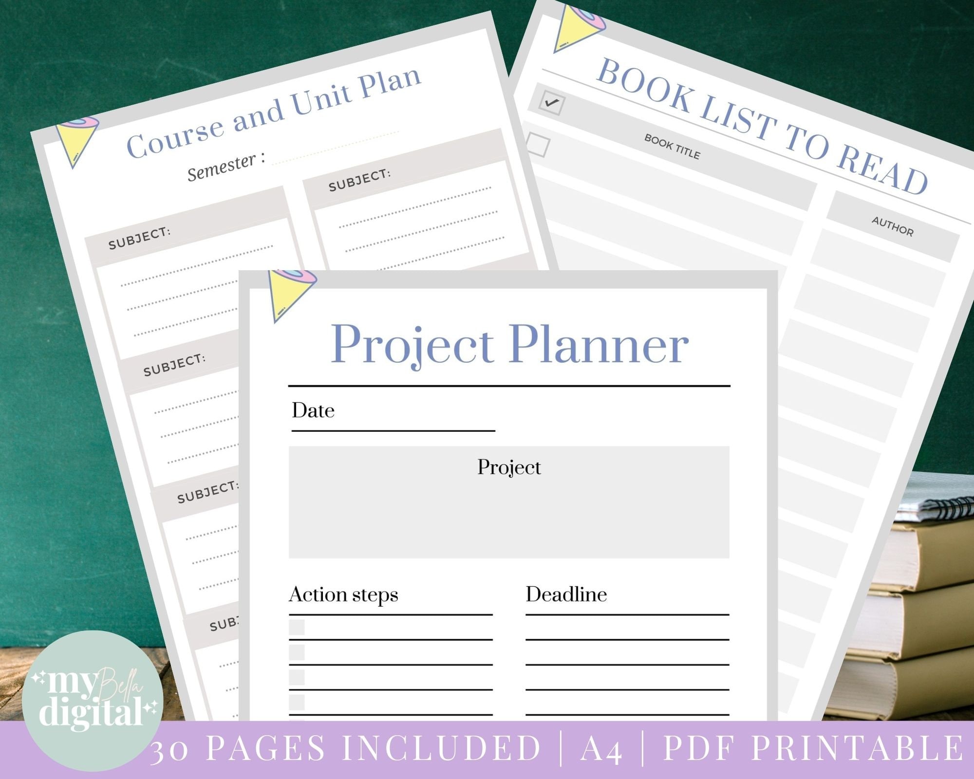Homeschool Planner Homeschool Printables 30 Pages Student - Etsy